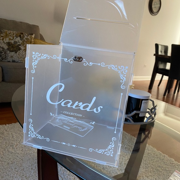 Party Supplies | Clear Frosted Color Giftcard Box | Poshmark